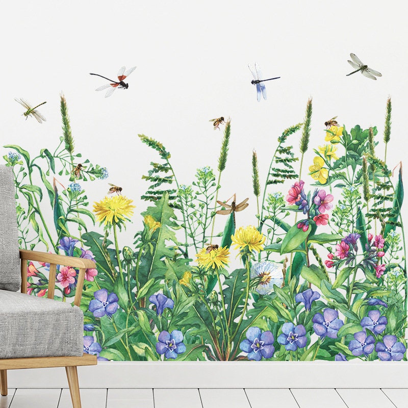Garden Wall Decals - Etsy