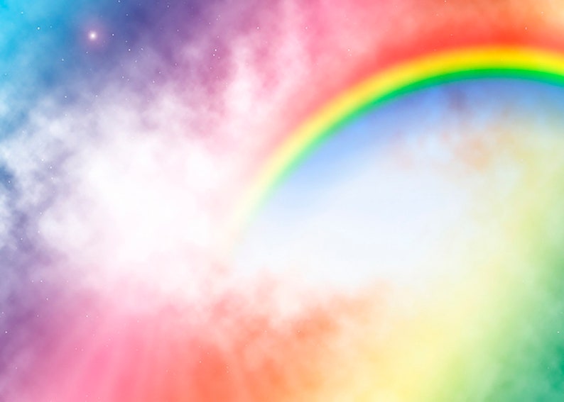 Colorful Rainbow Backdrop for Photography Photo Background for - Etsy