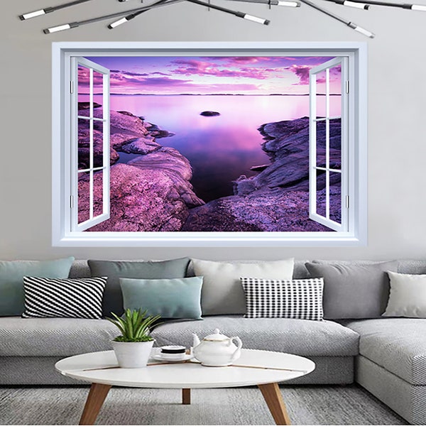 Sunset Wall Decal - Etsy