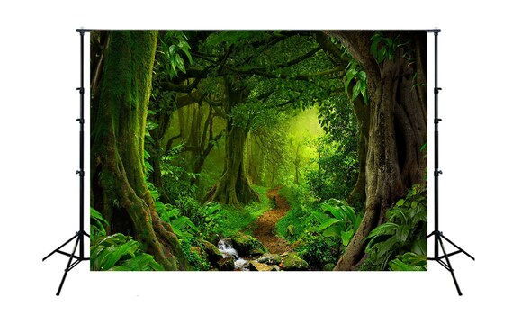 Nature Backdrop for Photography Forest Flower Background for | Etsy