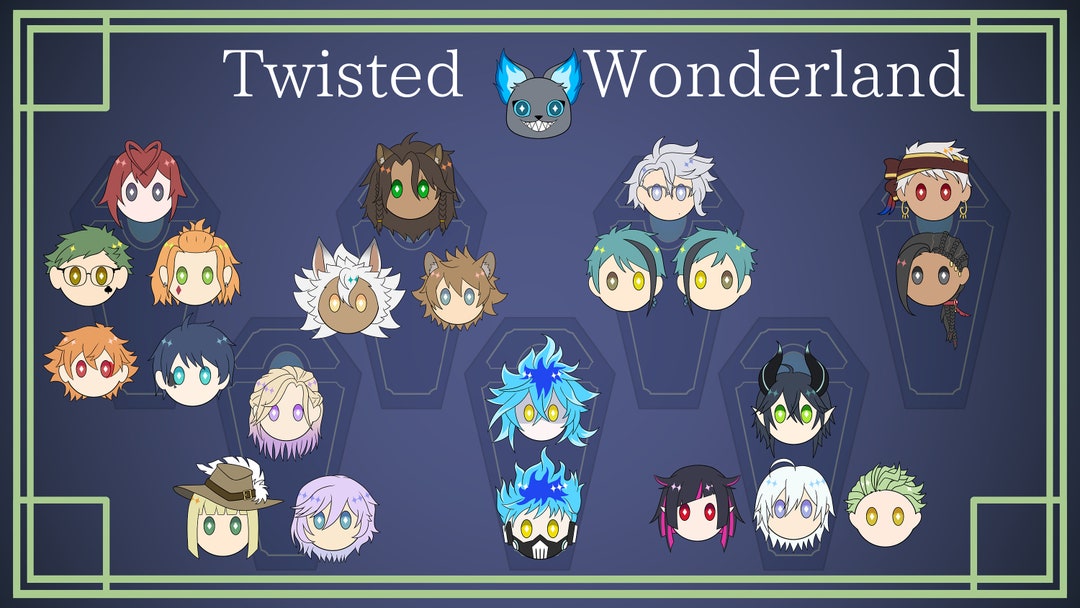 Twisted Wonderland Acrylic Pins - Etsy