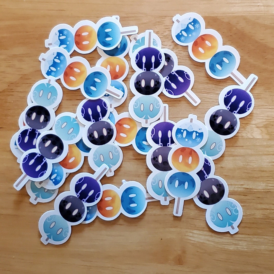 Genshin Slime Dango Sticker - Etsy