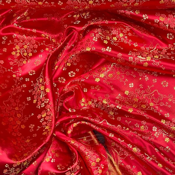 Chinese Silk Fabric - Etsy