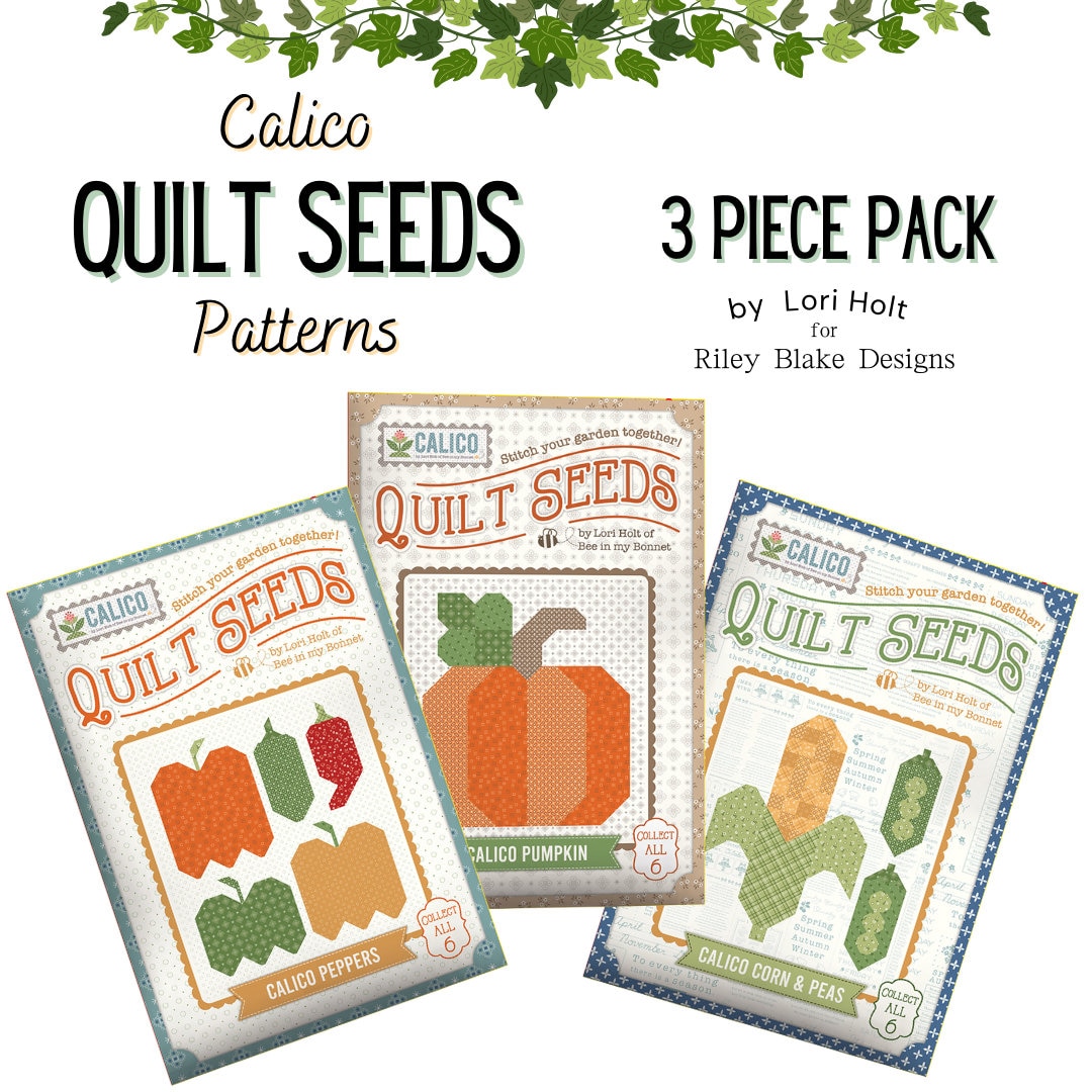 CALICO Pattern Mini Pack 3 Quilt Seed Patterns by Lori Holt CLOSEOUT - Etsy