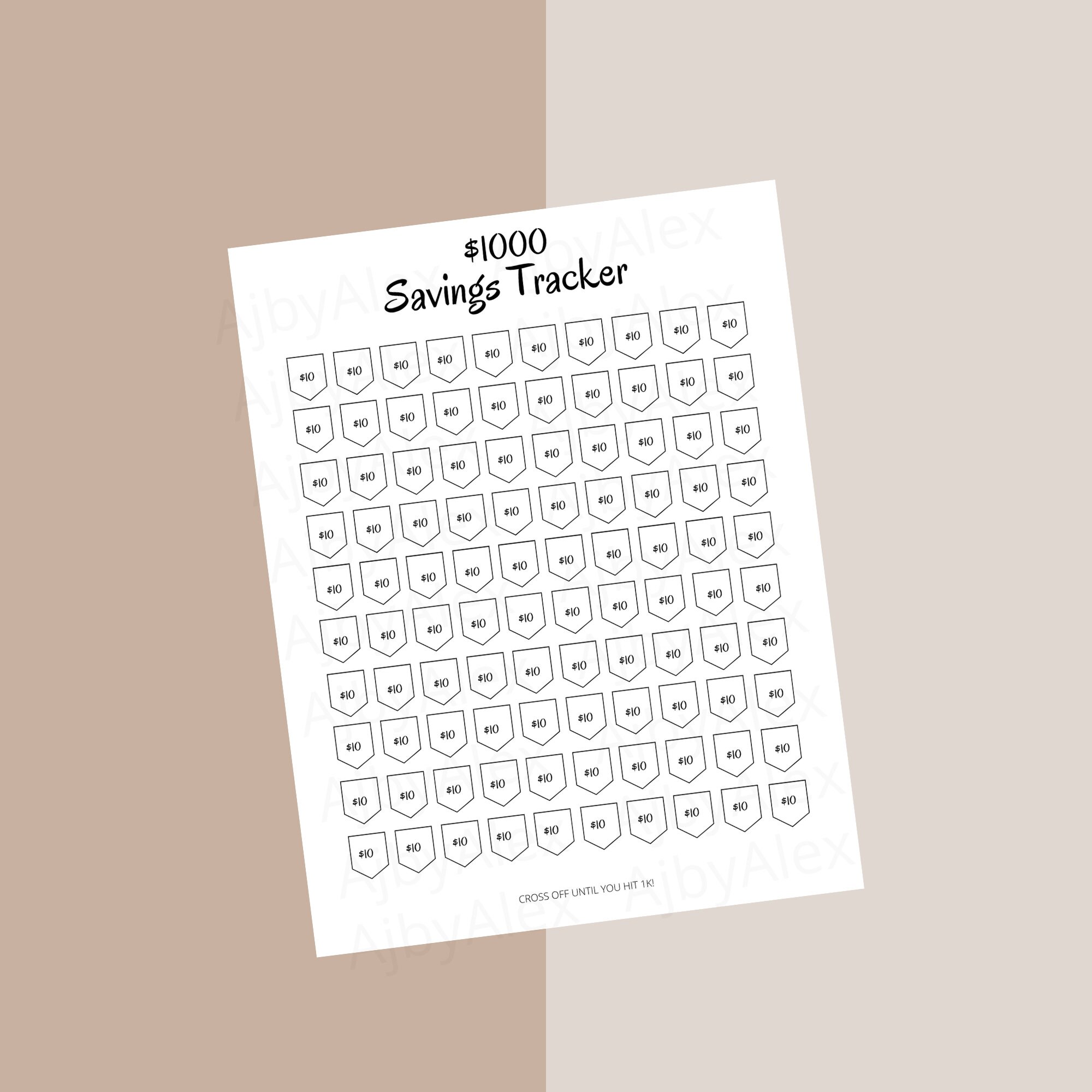 1k Saving Challenge, 1000 Money Saving, Saving Tracker Printable ...