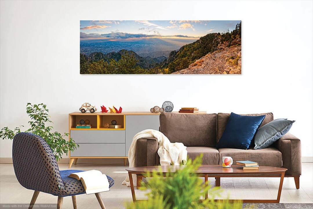 Sun Rays Filtering Through the Clouds Above Albuquerque From Sandia ...