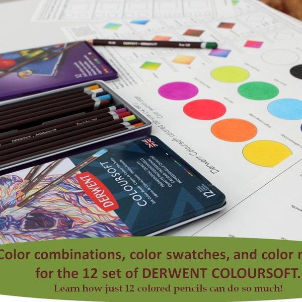 Colored Pencil Workbook - Etsy