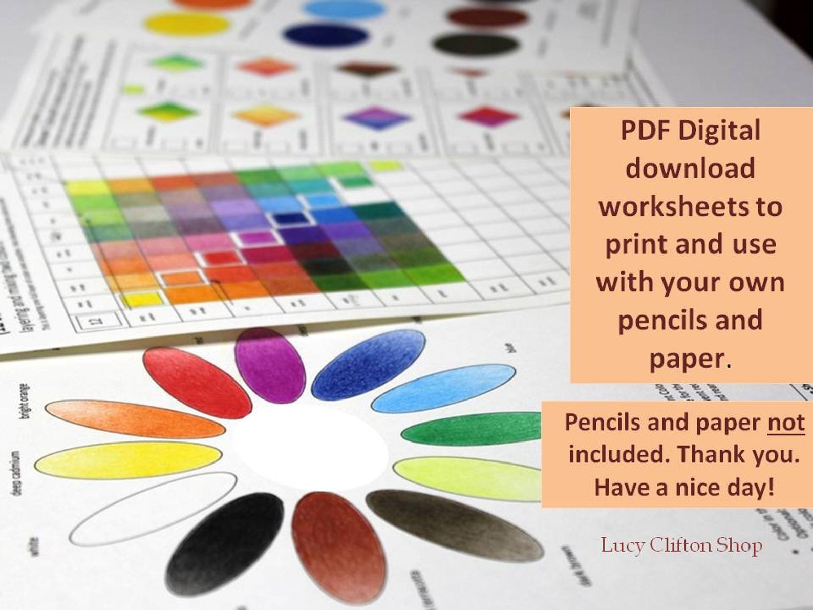 PRISMACOLOR 12 Set and Botanical 12 Set Colored Pencils Workbook, Color Combinations and Color ...