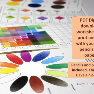 PRISMACOLOR 12 Set and Botanical 12 Set Colored Pencils Workbook, Color ...