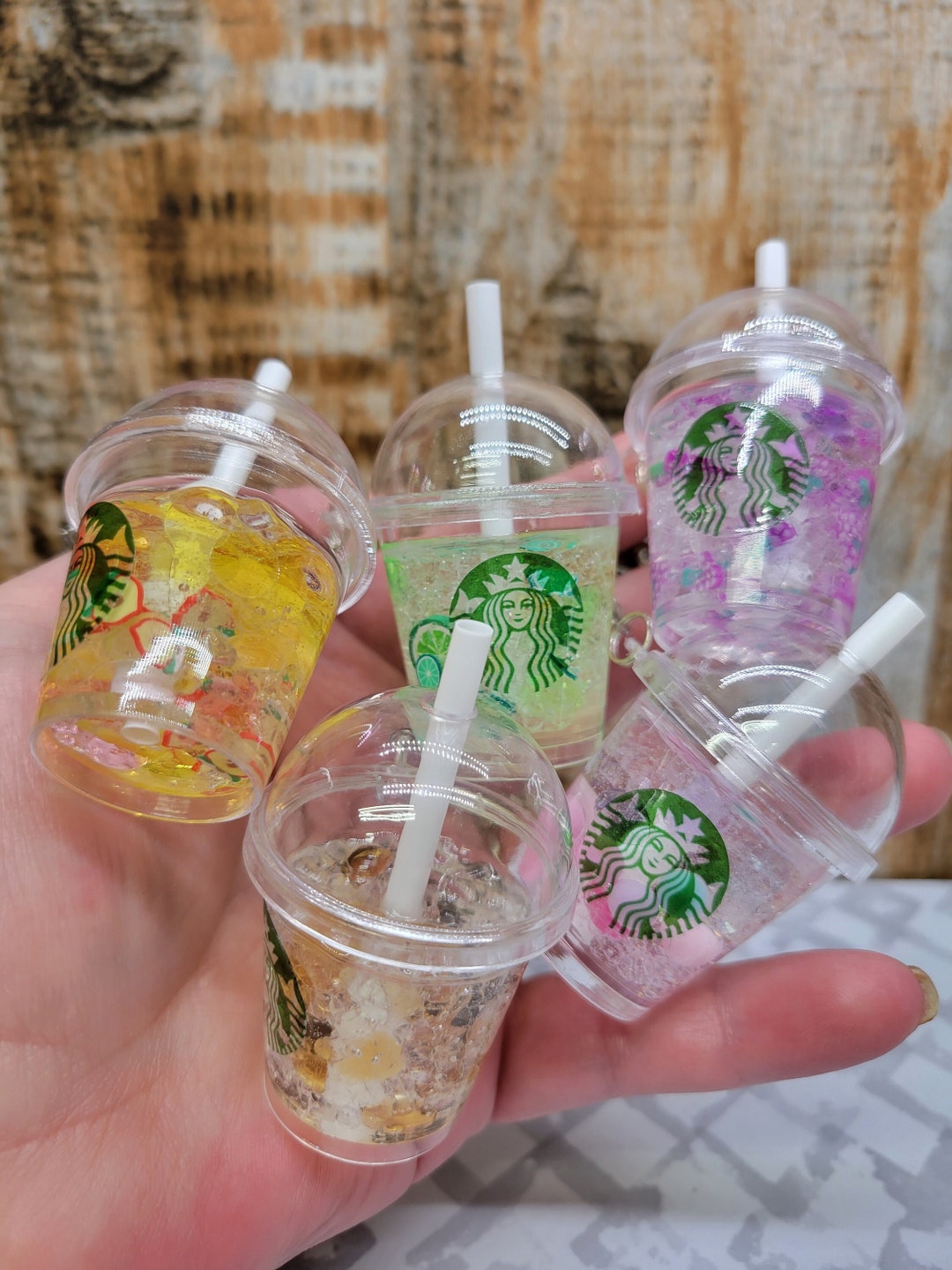 Limited Edition Mini Starbucks Fruity Refreshers Keychains - Etsy