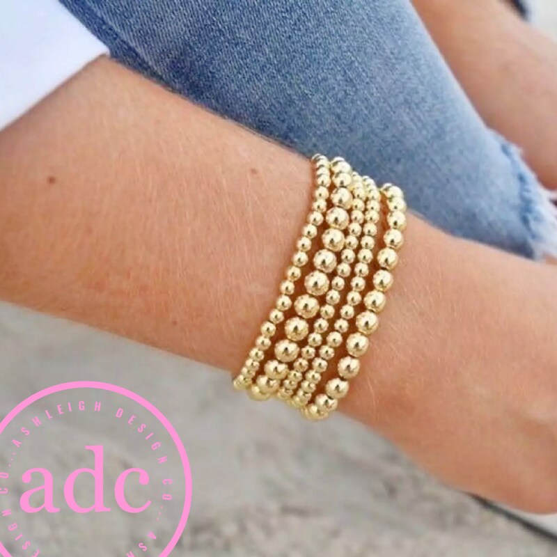 Gold Bracelet Stack - Etsy