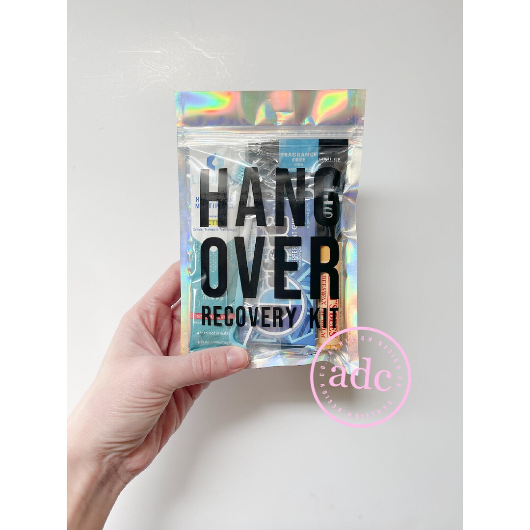 Dude Hangover Recovery Kit Bachelor Party Favor Hangover Recovery Kit ...