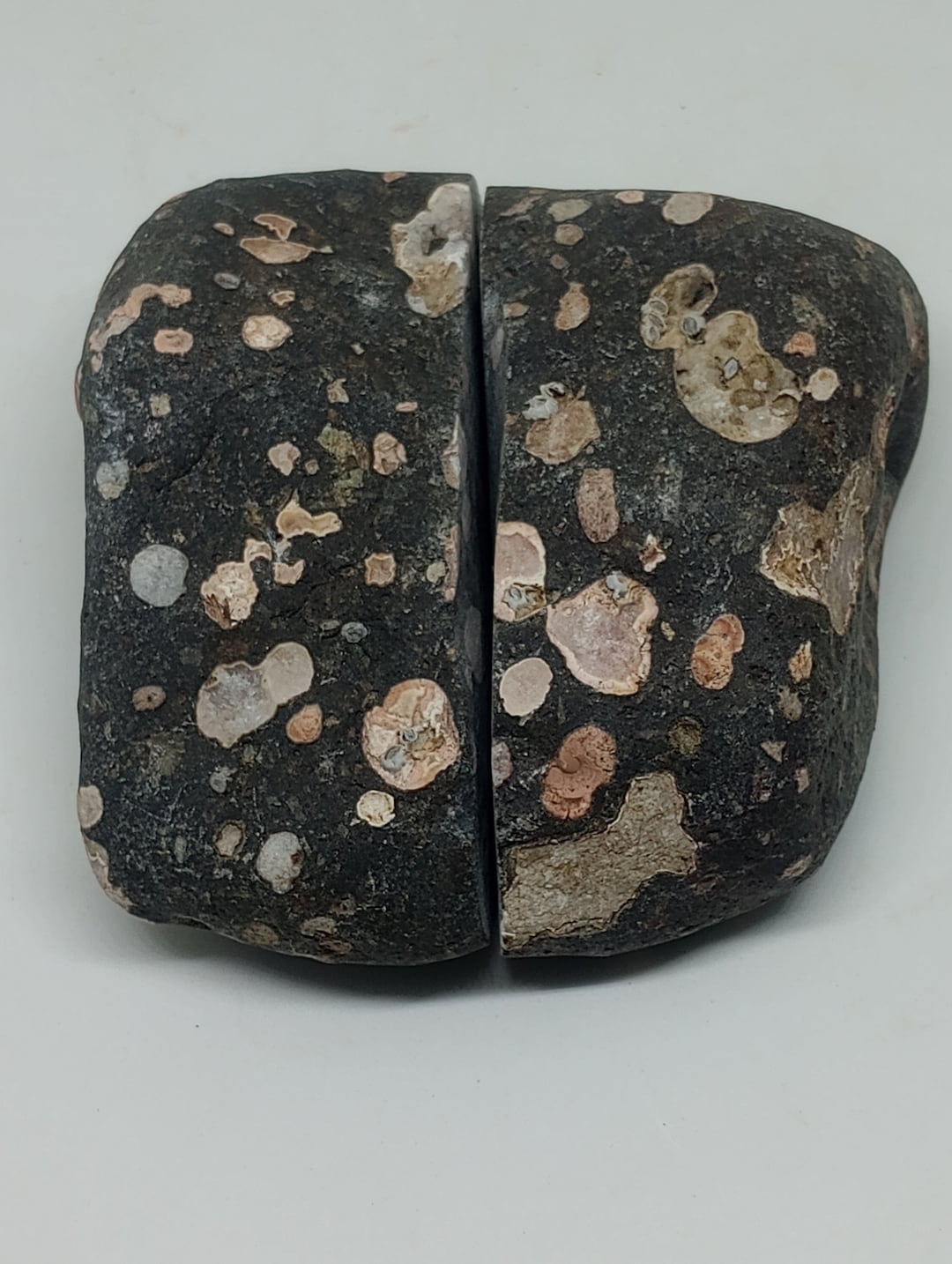 Halved Medium-large Scottish Galaxy Stone: Amygdaloidal Vesicular ...