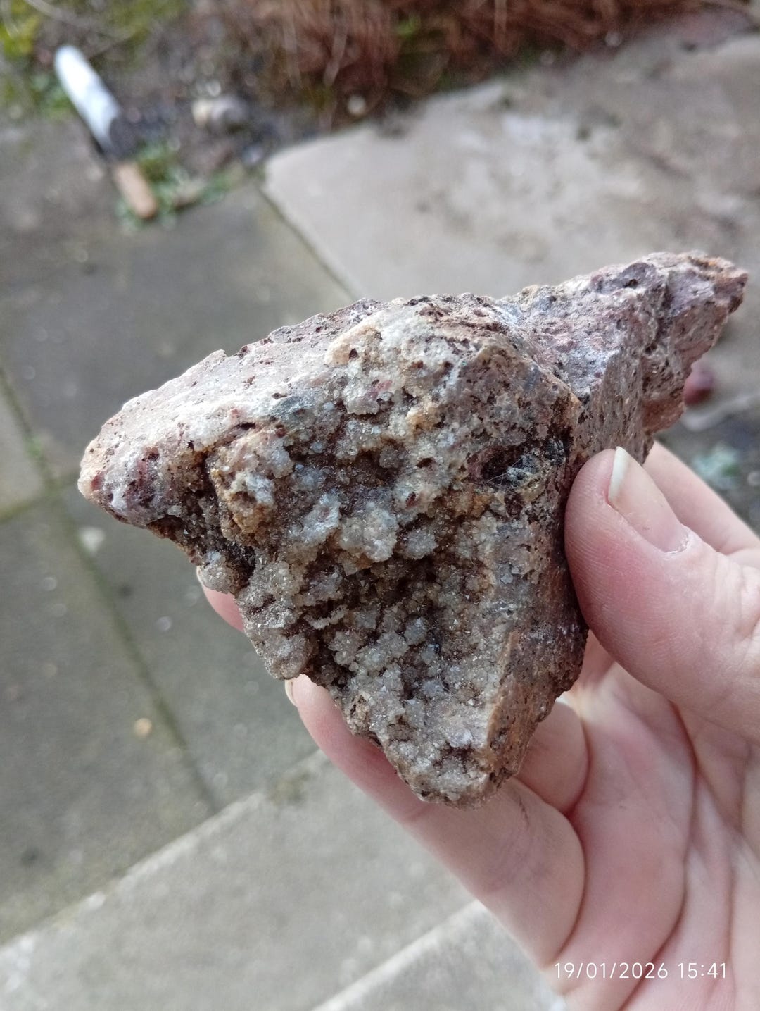 258g (0.56lbs) "toffee" Crystals, Quartz With Mixed Minerals, Rockhound ...
