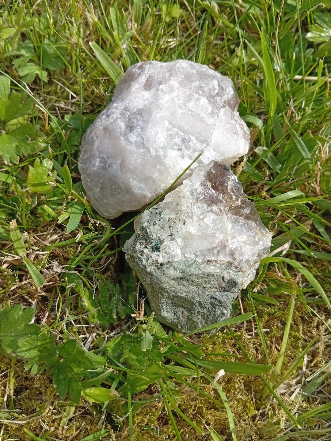 2 Pieces of Medium Scottish Highlands Smoky Quartz Chunk, Scottish ...