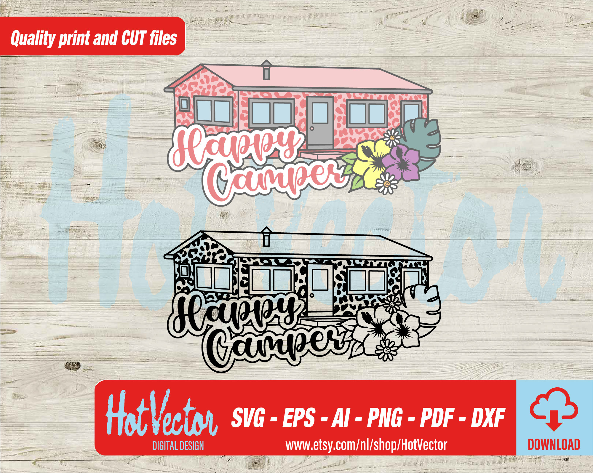 Mobile Home Digital Clipart Bundle Plotter and Print File for - Etsy