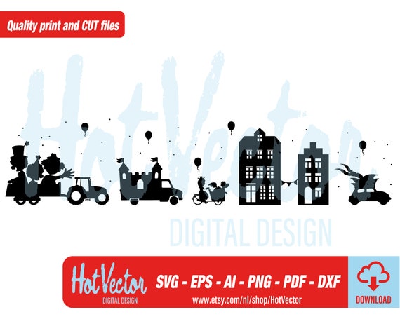 Carnival Parade Digital Clipart Set Plotter Print Files Svg | Etsy