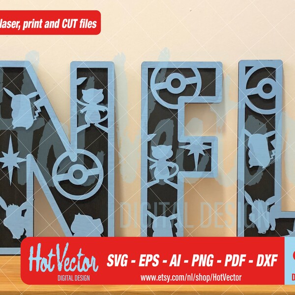 Pikachu Svg Layered - Etsy