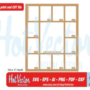 School Years K-12 Frame, Digital File, Laser Cut Craft File, Ai, Eps ...