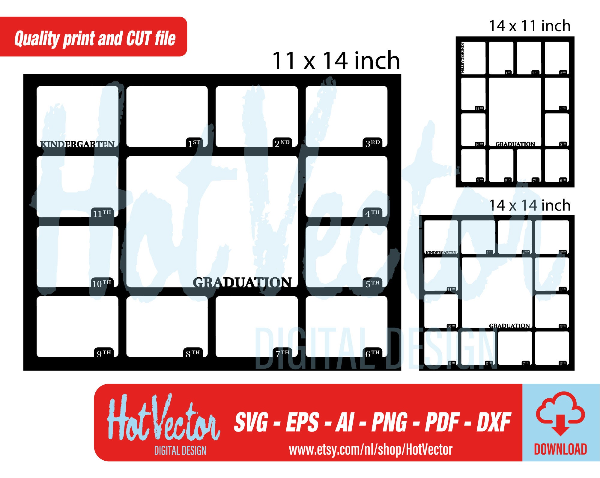 School Years K-12 Frame Digital File Laser Cut Craft File - Etsy