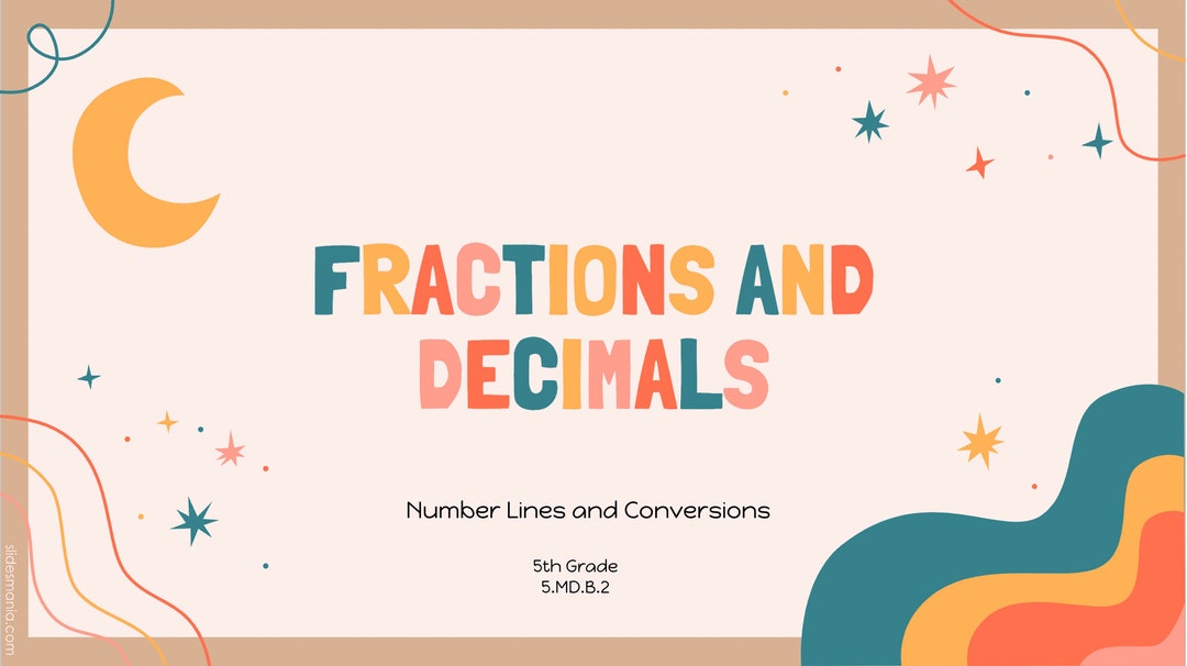 Organizing Fractions and Decimals: Interactive Digital Worksheet - Etsy