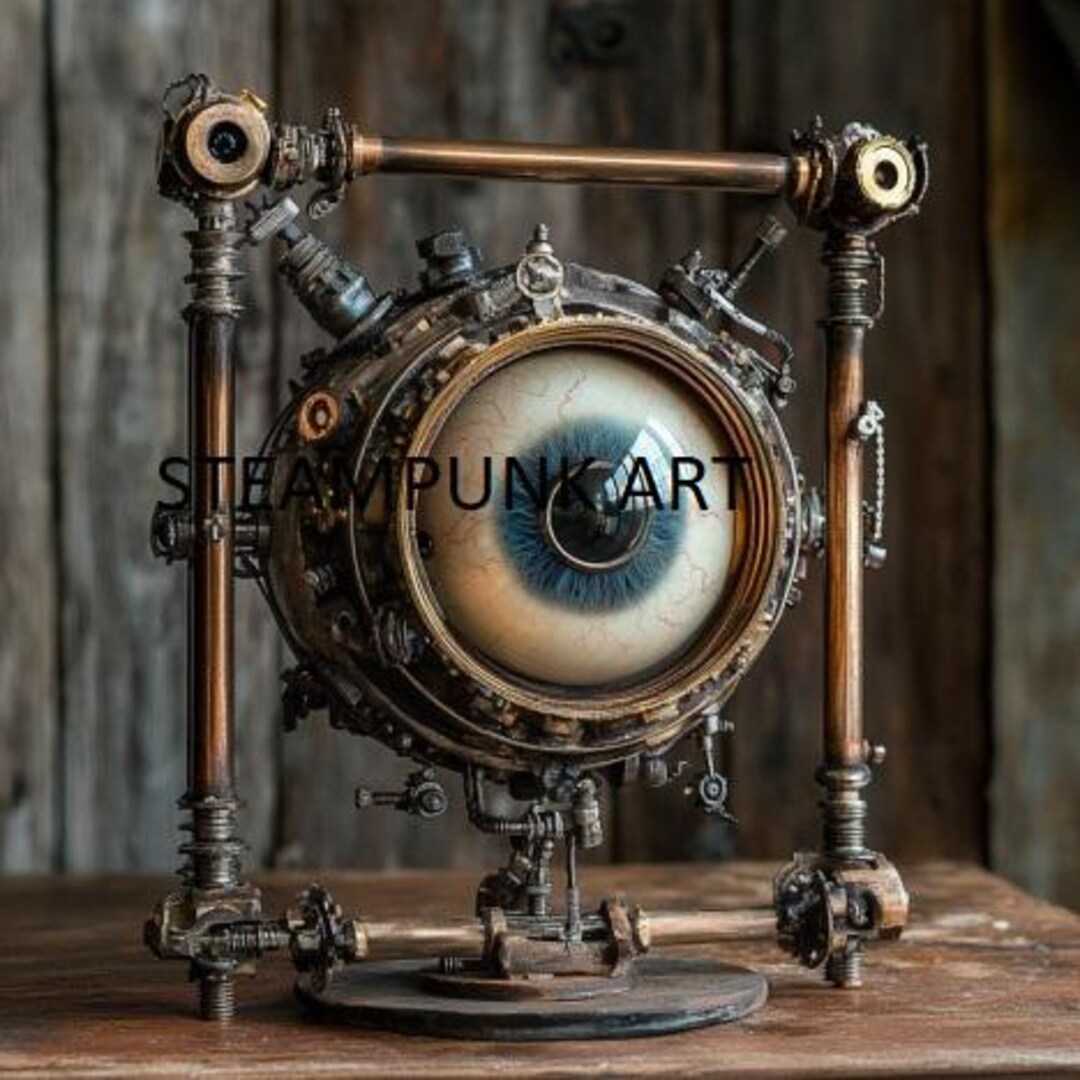 Steampunk Mechanical Eye Wall Art - Etsy