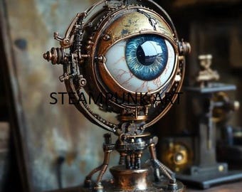 Steampunk Mechanical Eye Wall Art - Etsy