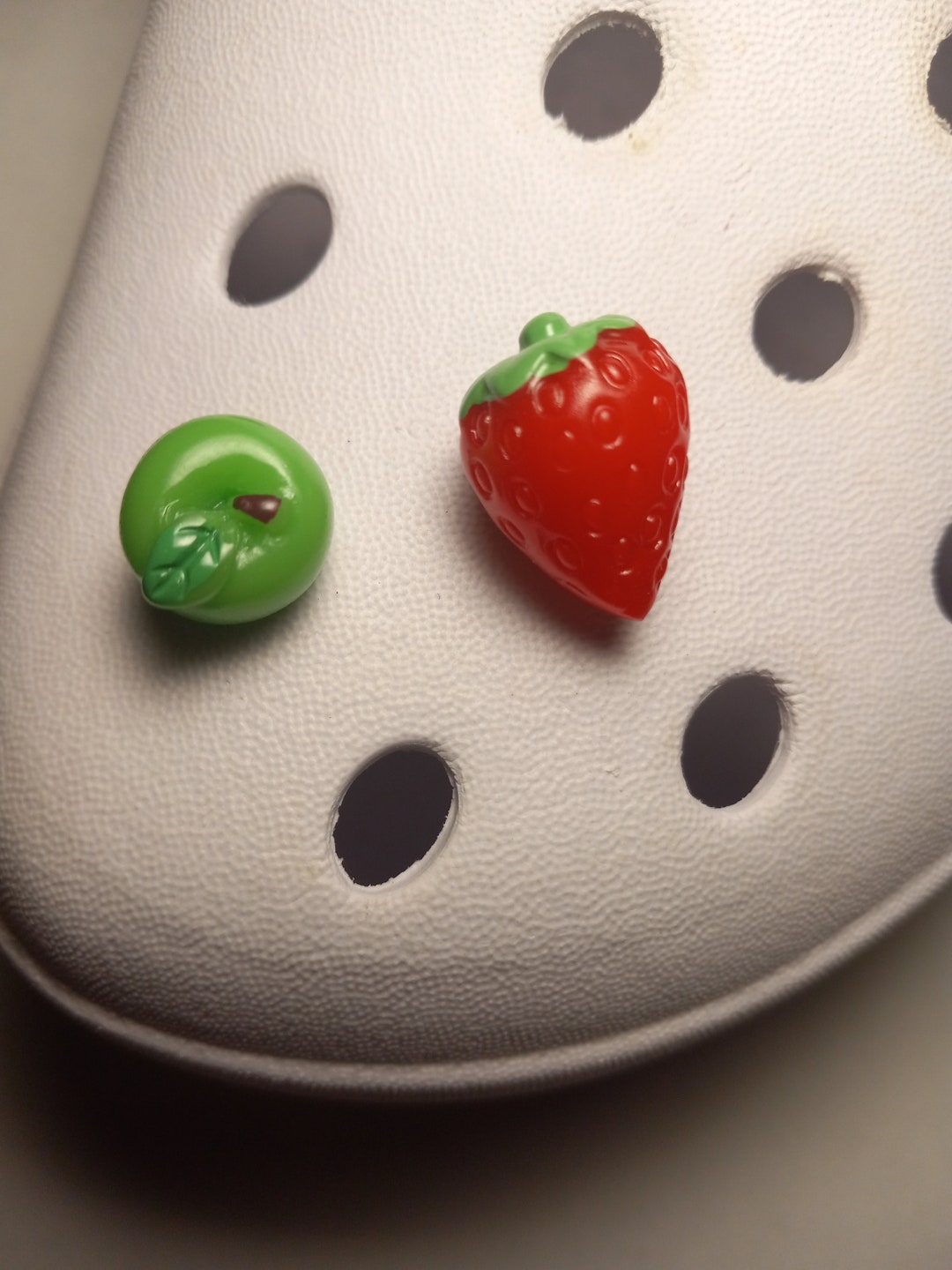 Pick Your Shoe Charms for Rubber Clogs 3d Apple or Strawberry Fruits ...