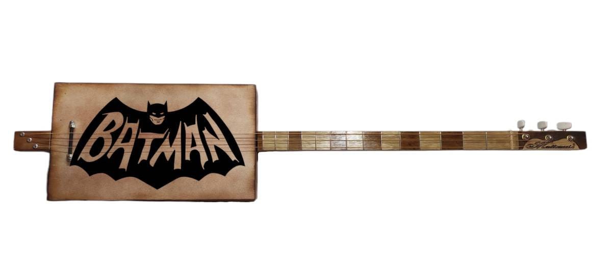 Batman Cigar Box Guitar 3tpv Matteacci's - Etsy