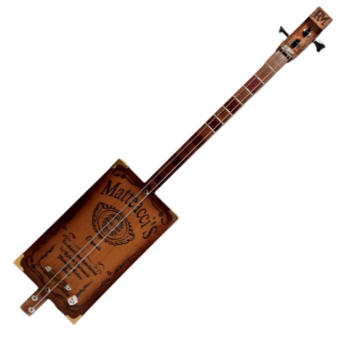 Matteacci's 2TS Mini Double Bass Cigar Box Guitar Matteacci's - Etsy