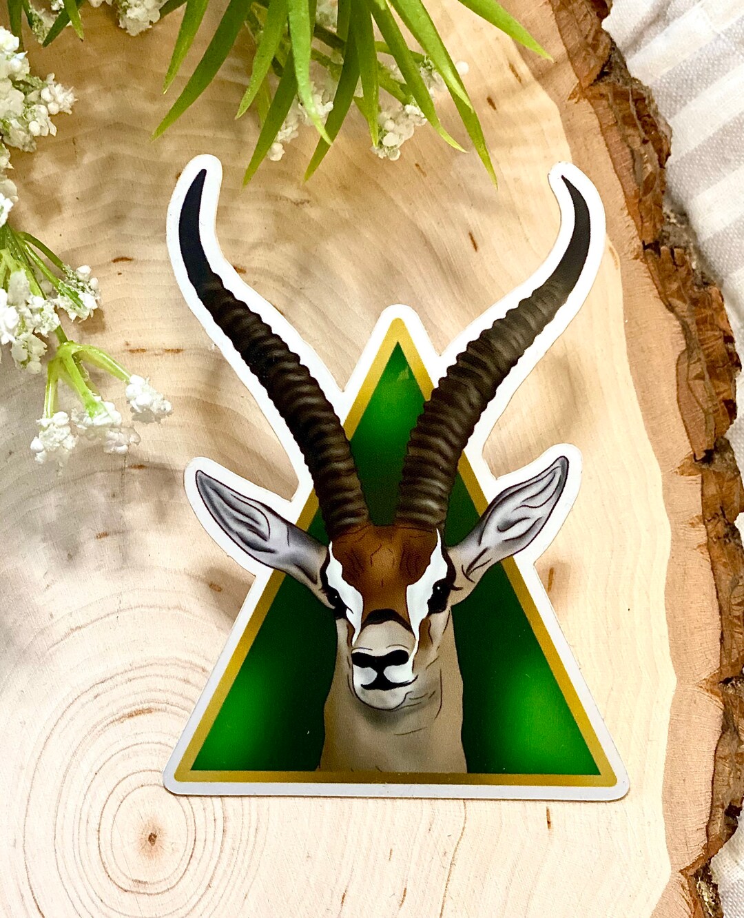 Antelope Sticker/ Vinyl Stickers/ Animal Stickers/ Zoo Stickers ...