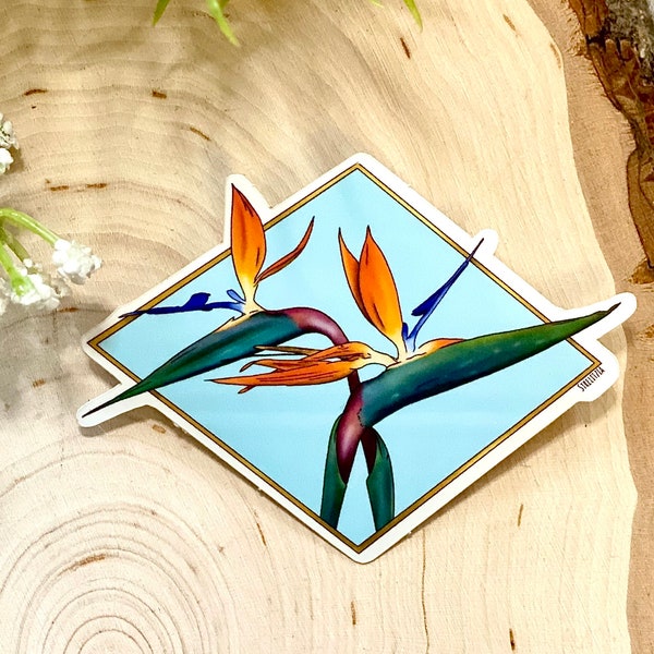 Bird of Paradise Stickers - Etsy