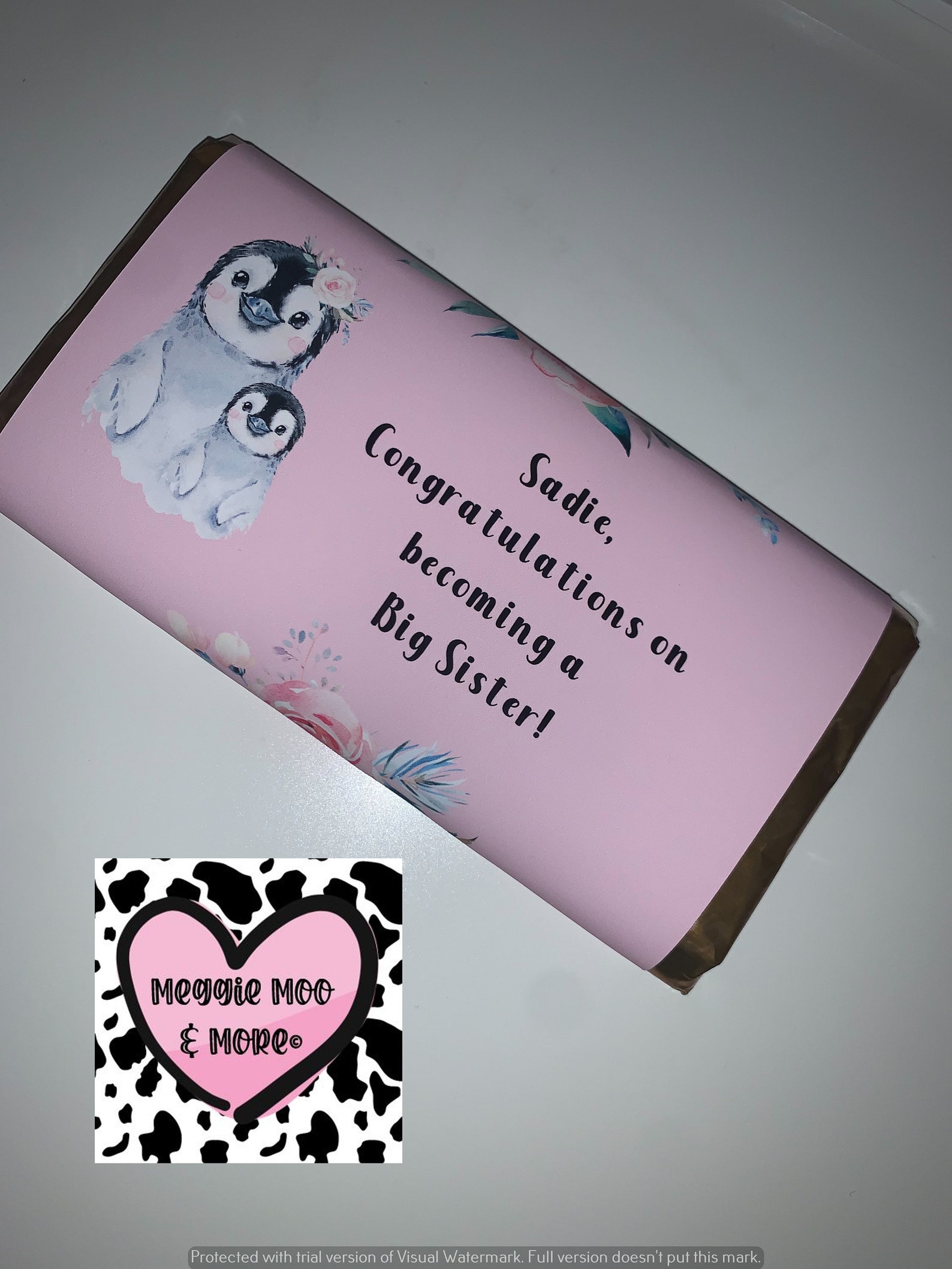 BIG SISTER/BROTHER Chocolate Bar Wrapper, Comes With or Without ...