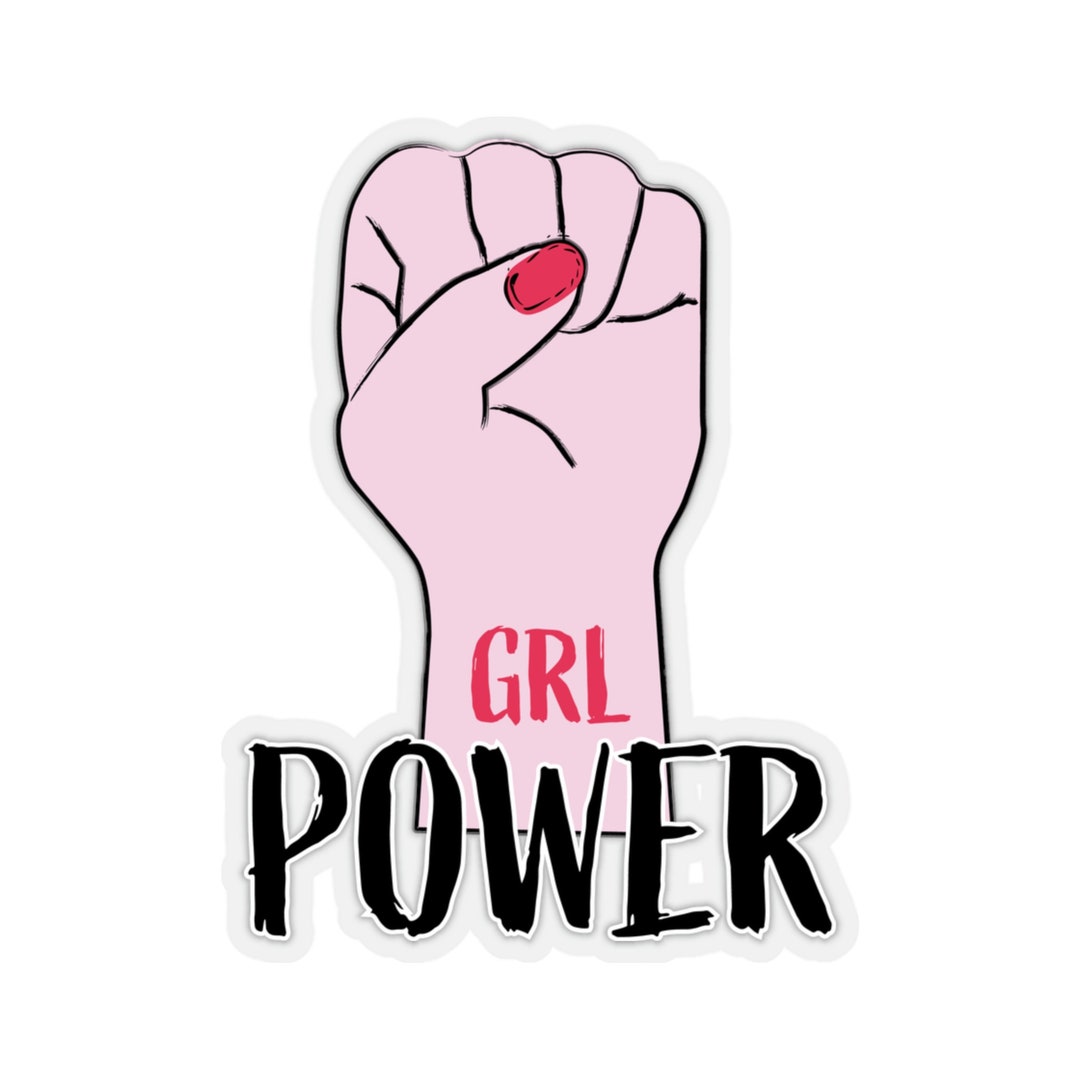Girl Power Stickers Girl Power Decal Laptop Decal Water Bottle Sticker ...