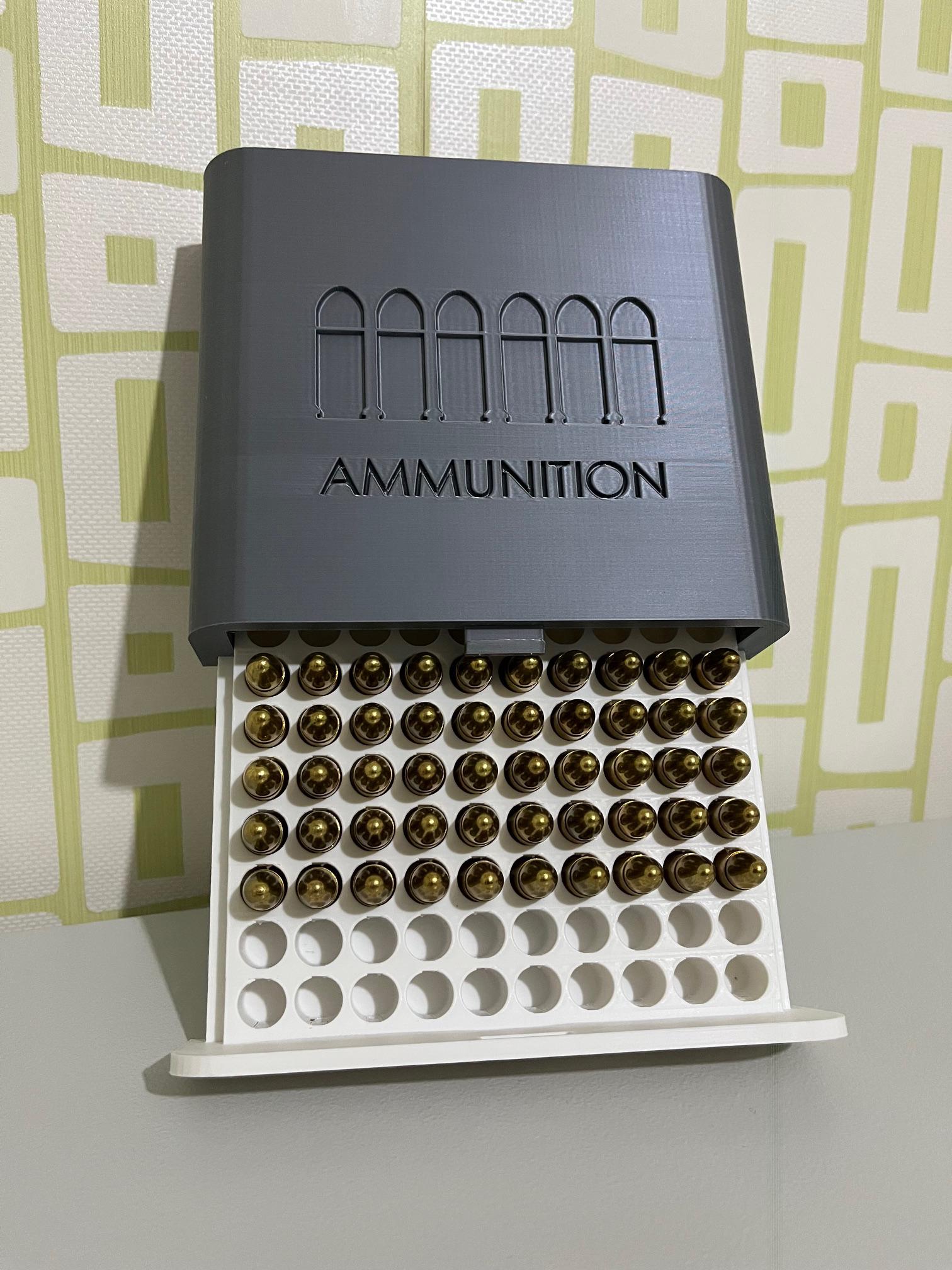 9mm Ammo Box STL File – 100 Round Stackable Storage (digital Download ...