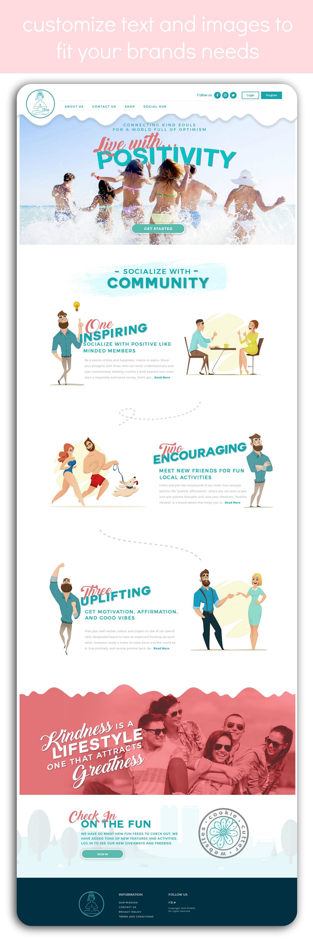 Social Media Network Template tons of Extras. Own Your Own Social ...