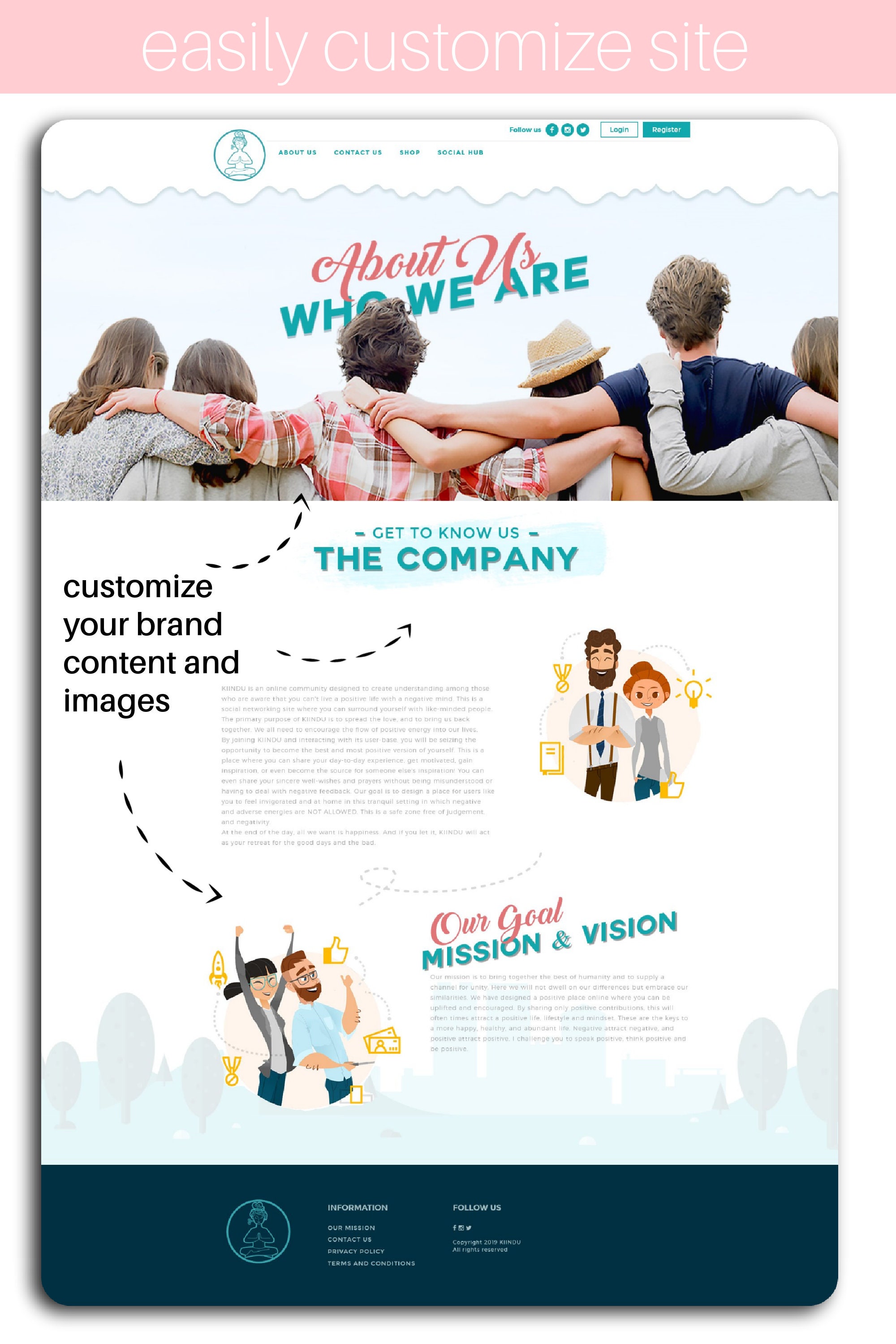 Social Media Network Template tons of Extras. Own Your Own Social ...