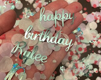 Custom Confetti Face - Etsy