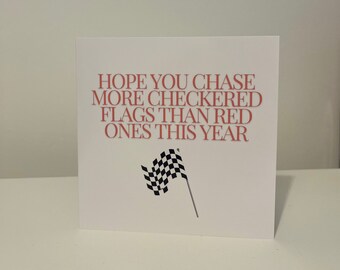 Funny F1 Birthday Card Racing Humour F1 Birthday Ideas for Him Her ...