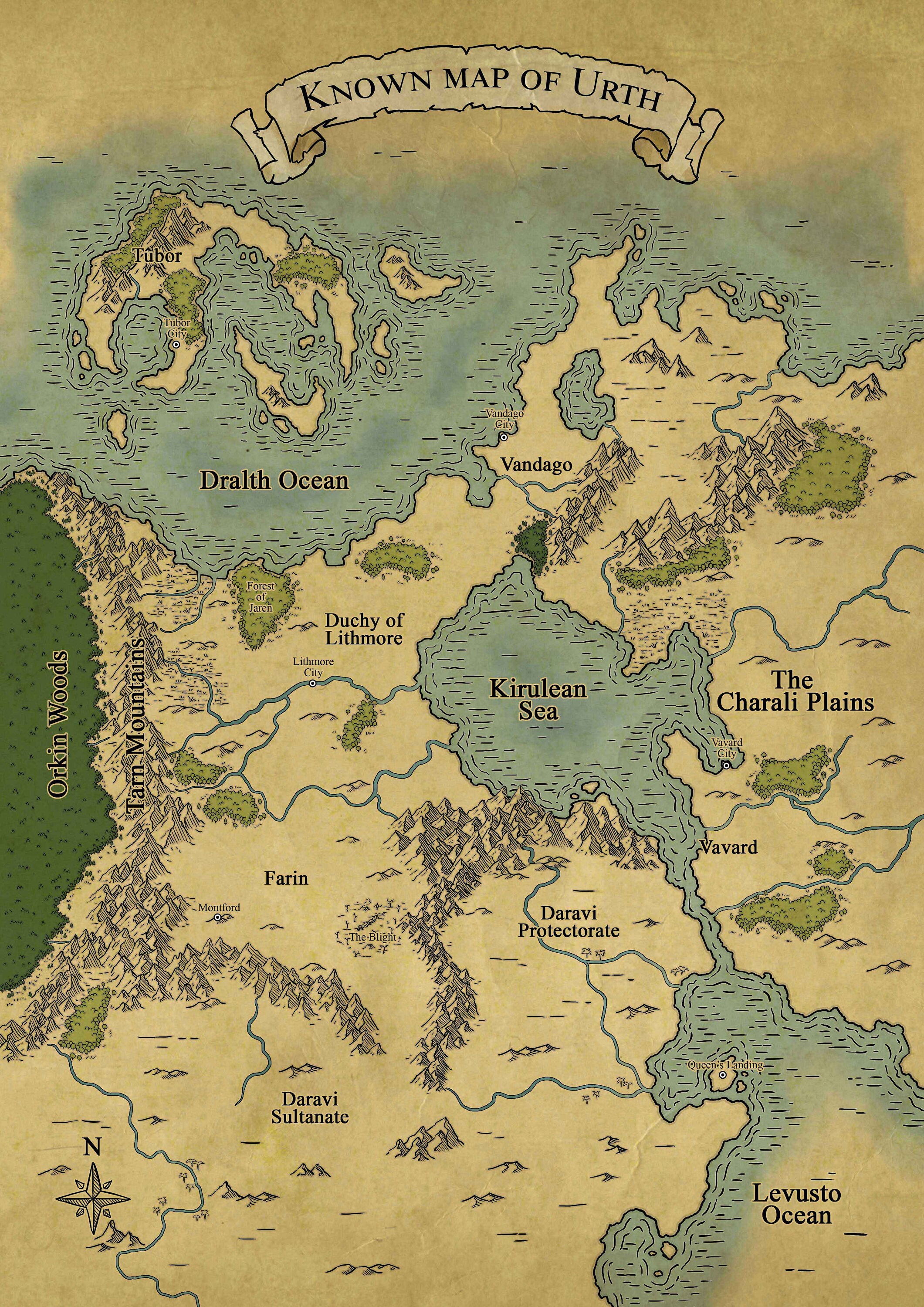 Custom Fantasy Map - Etsy