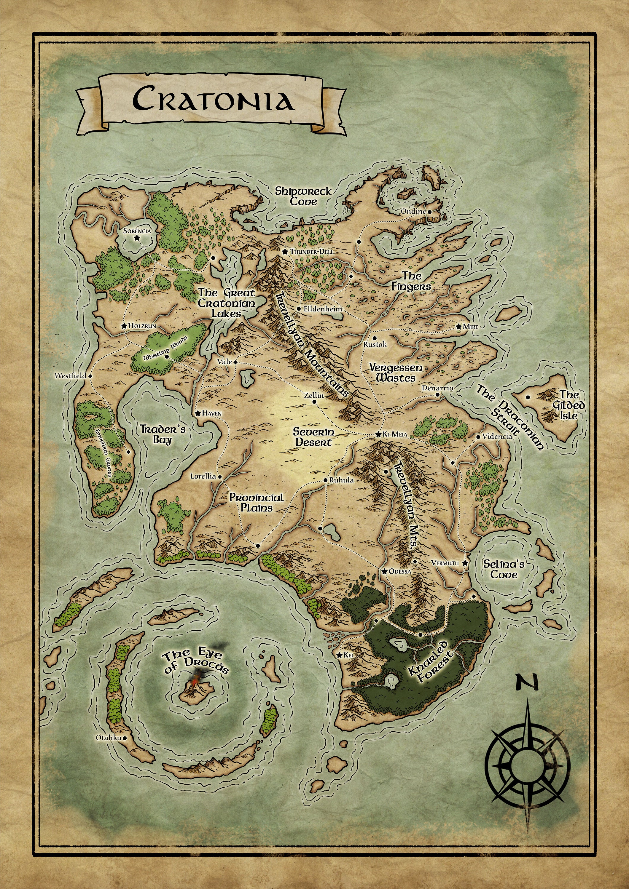 Golarion Map