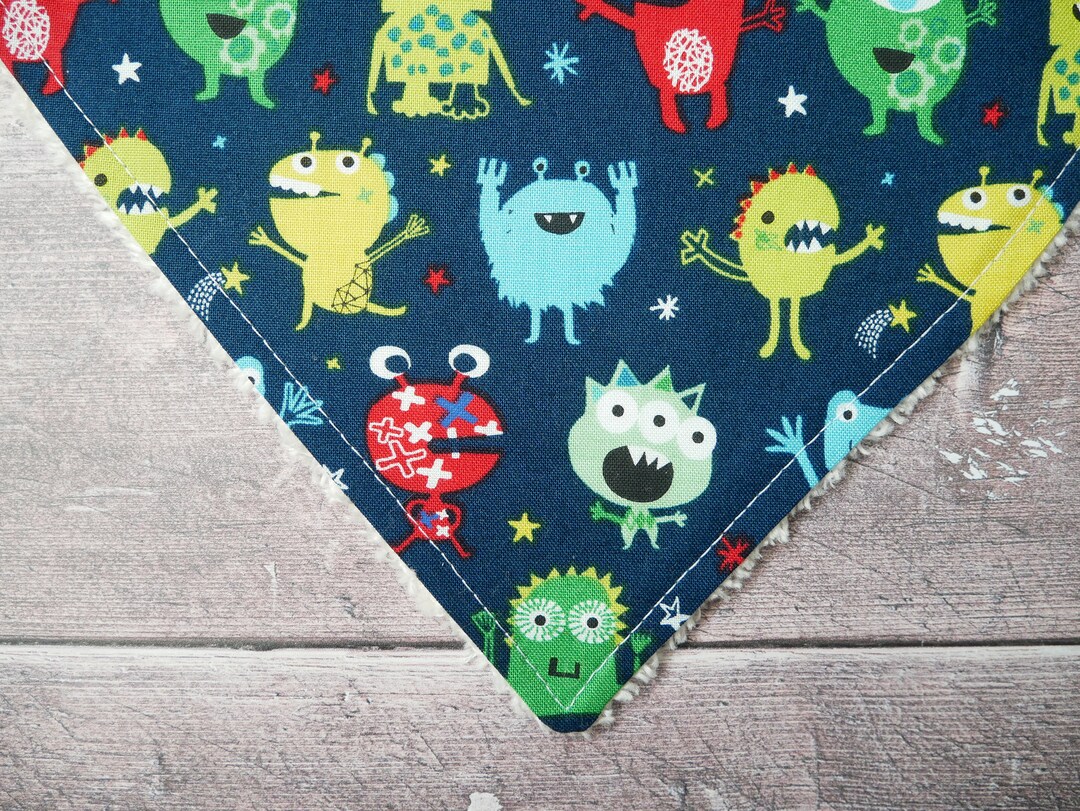 Sale Fun Alien Monster Bamboo Dribble Bib - Etsy