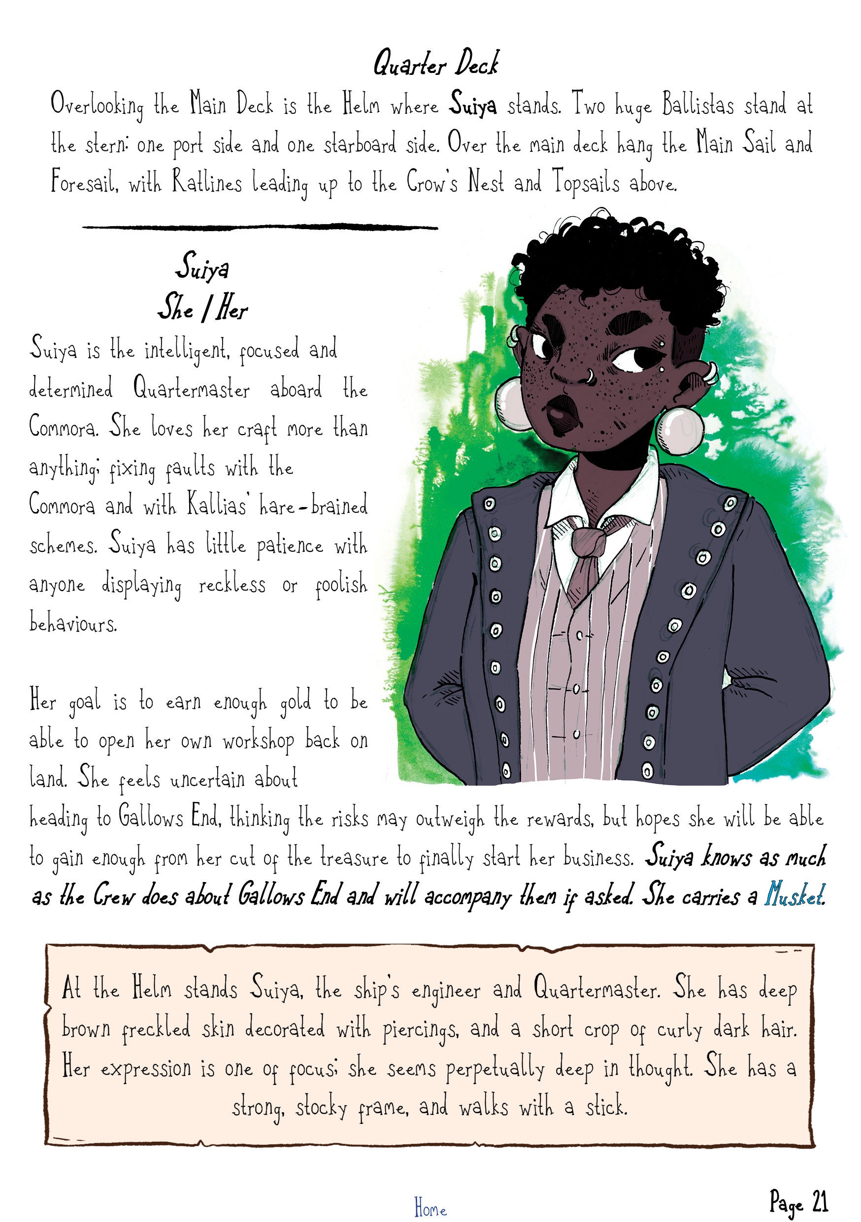 The Legend of Gallows End | Digital RPG Zine - Etsy