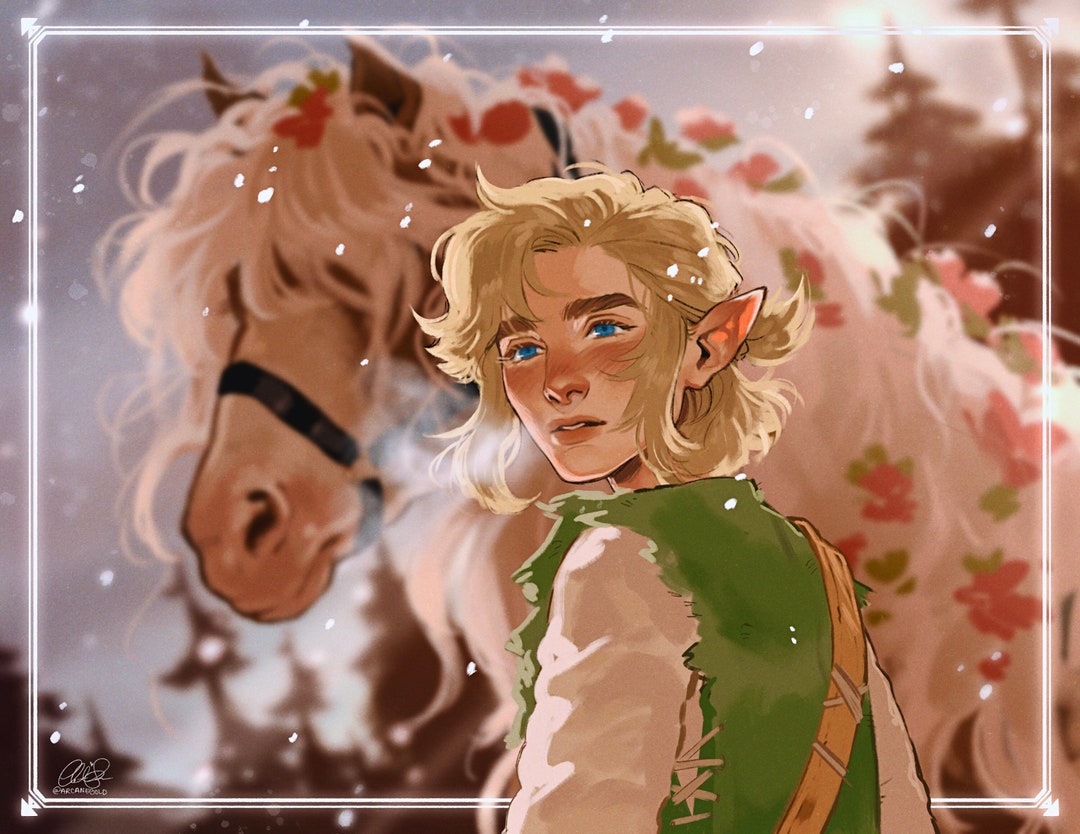 A Boy and His Horse [ BOTW Print ] - Etsy