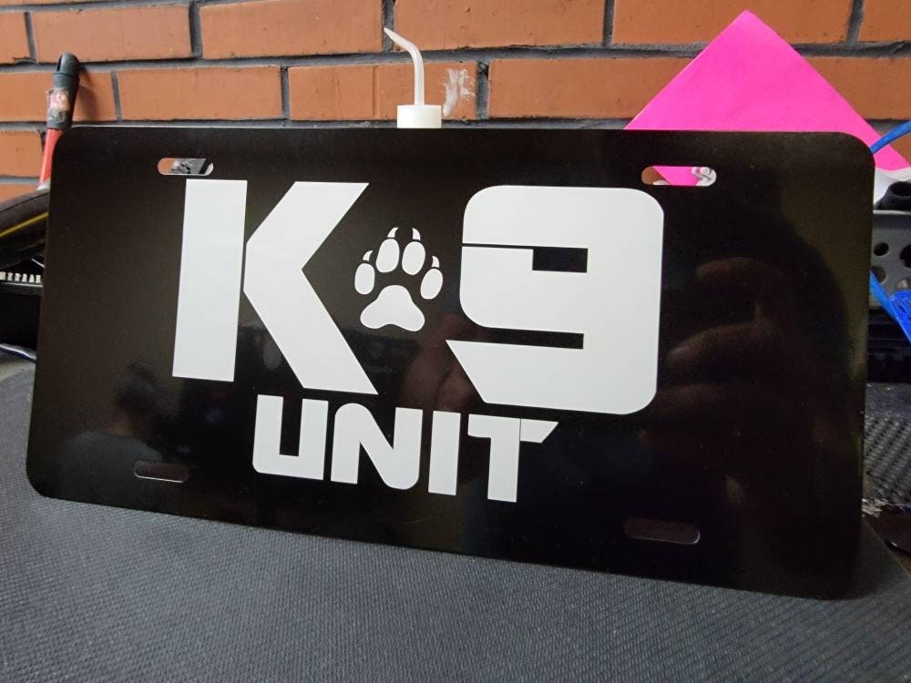 Buy Police K9 License Plate Online In India - Etsy India
