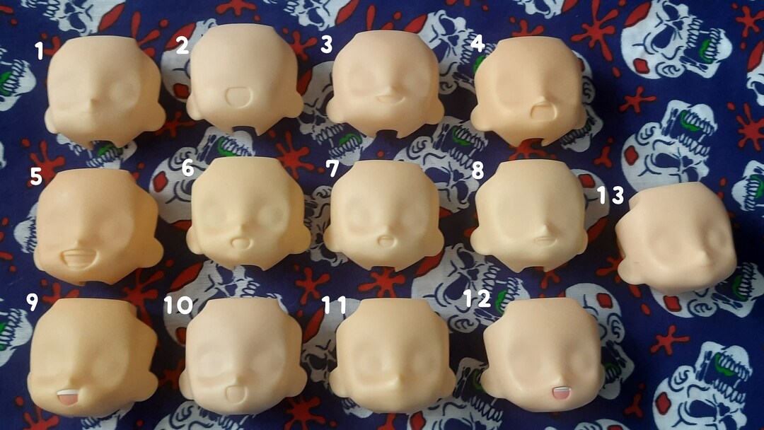 Genuine Blank Nendoroid Doll Faceplates Factory-second Items Suitable ...