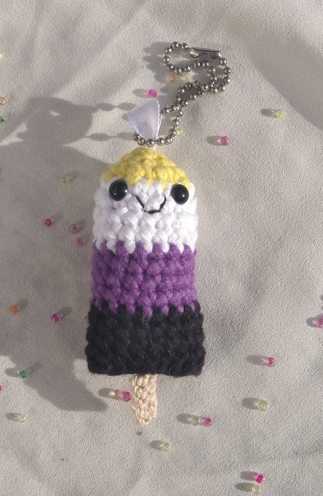 Pridesicles LGBT Amigurumi Crochet Lolly Ice Popsicle | Etsy