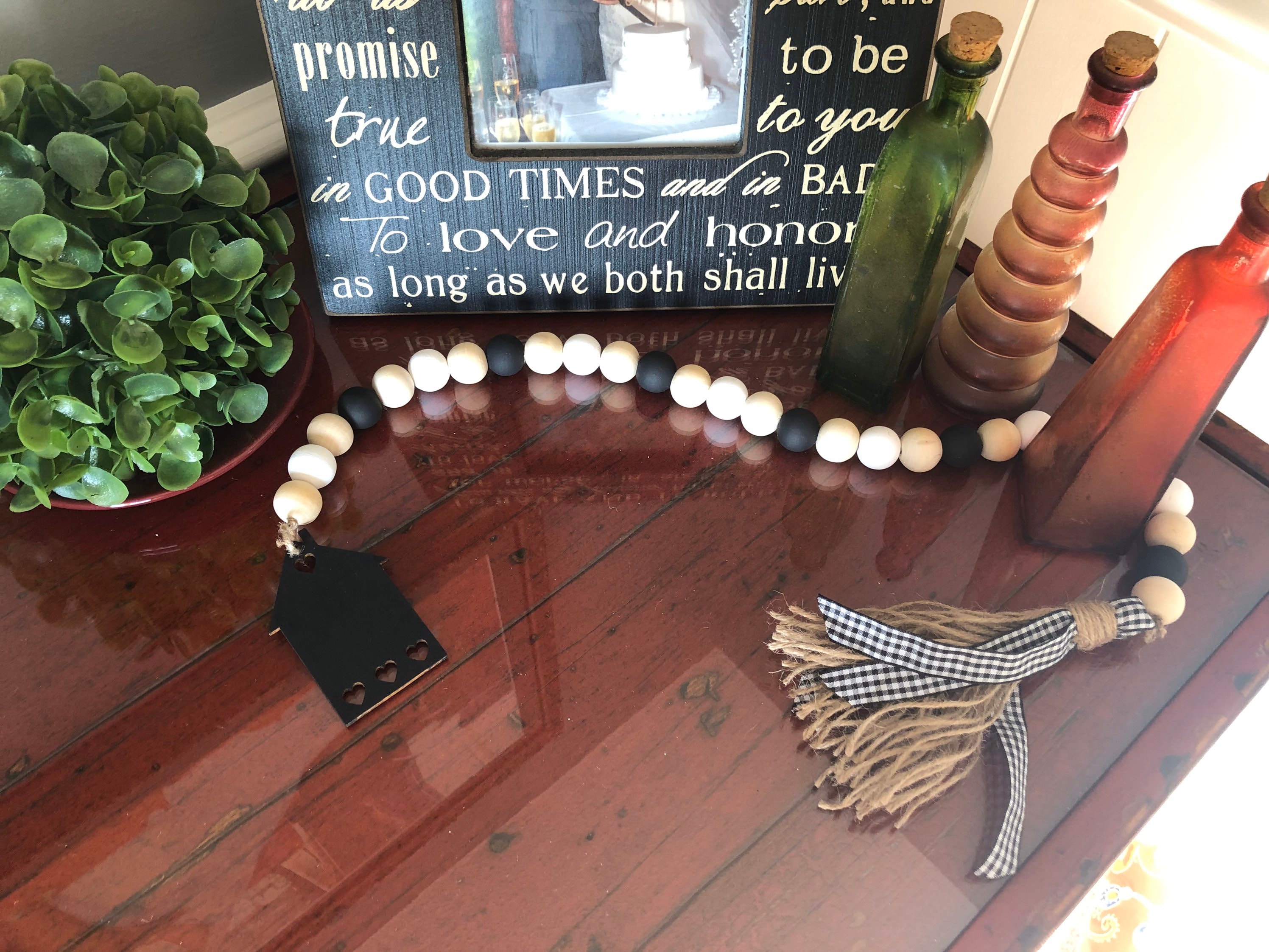 Wooden Bead Garland - Etsy