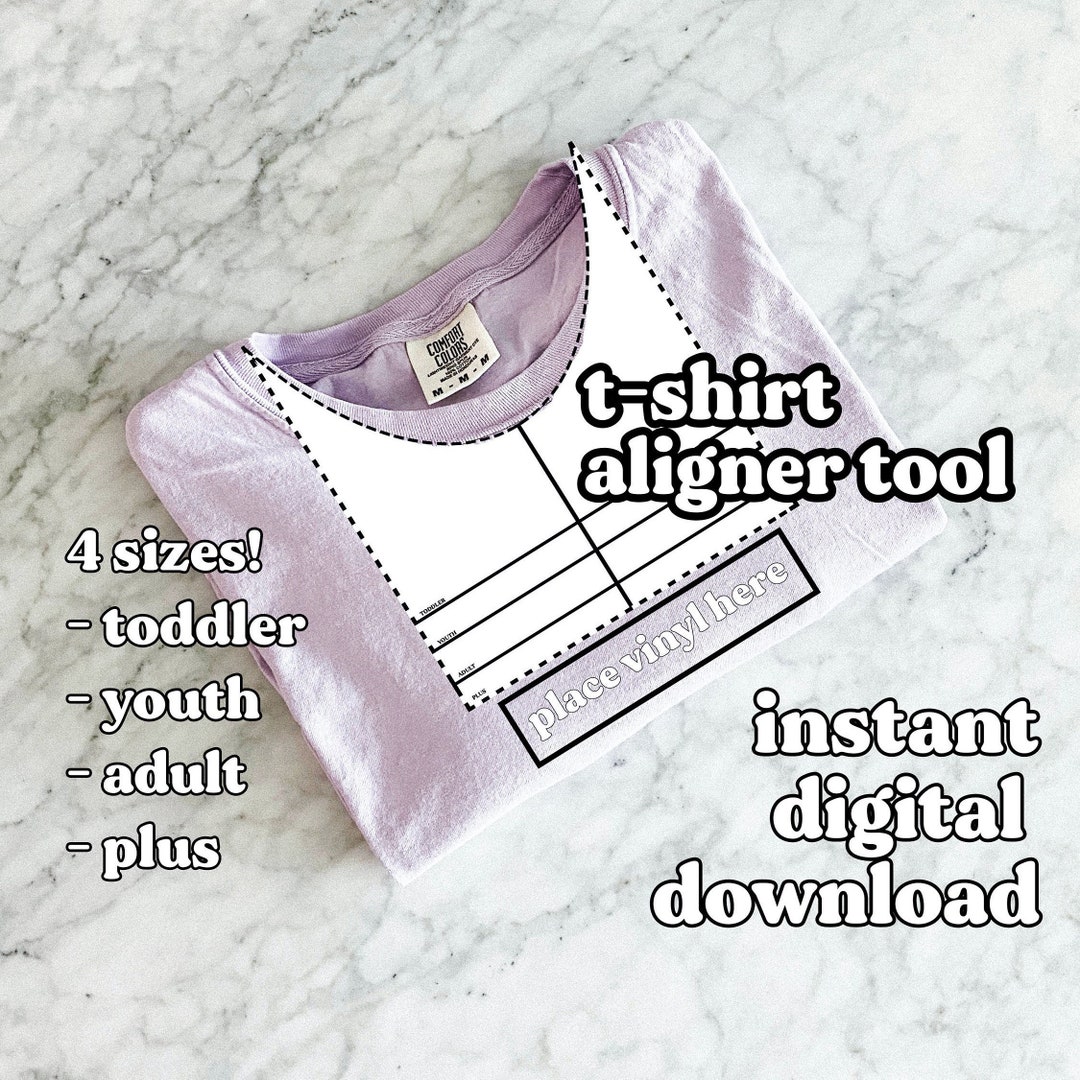 4 in 1 T-shirt Maker Alignment Guide Tool / Printable Digital Download ...