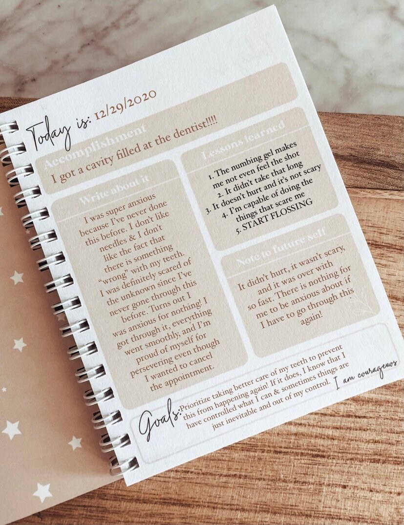 You Are Capable Anxiety Journal Self Care Workbook - Etsy